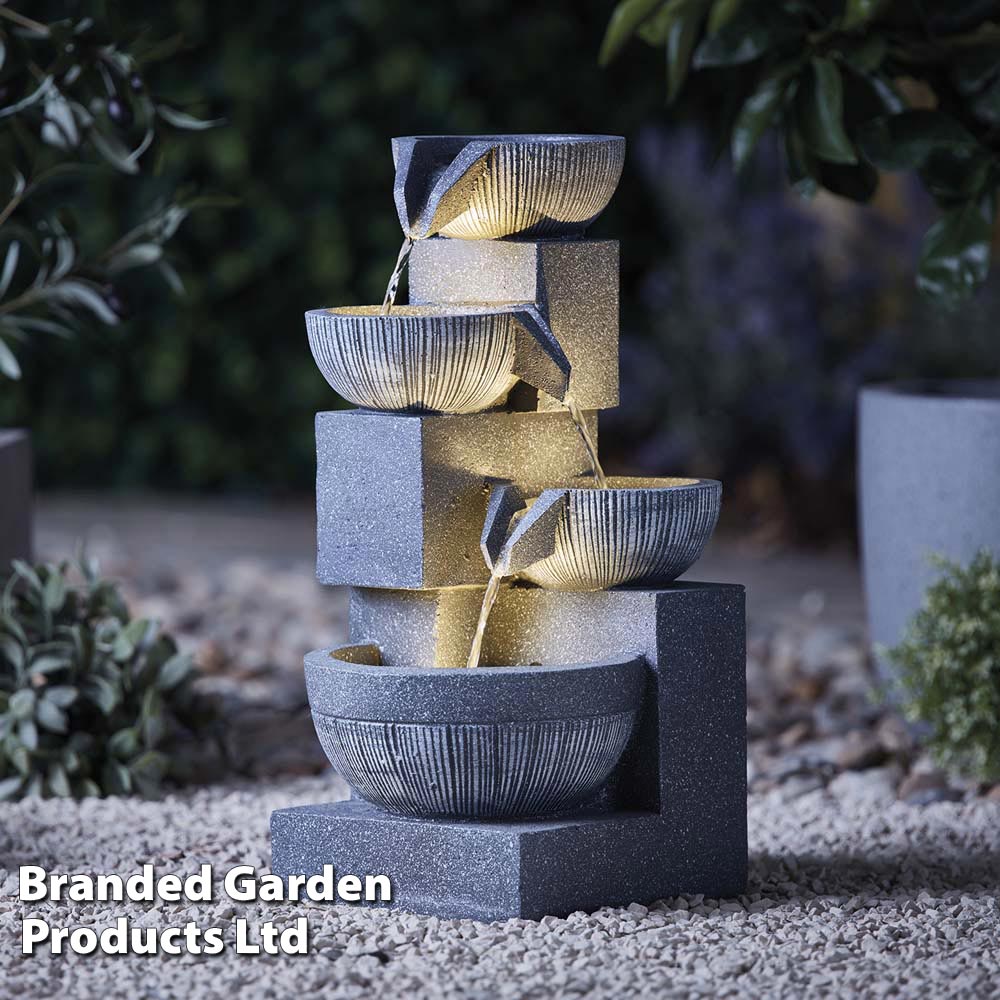 Cascading 4 Tier Bowl Water Feature | Dobies