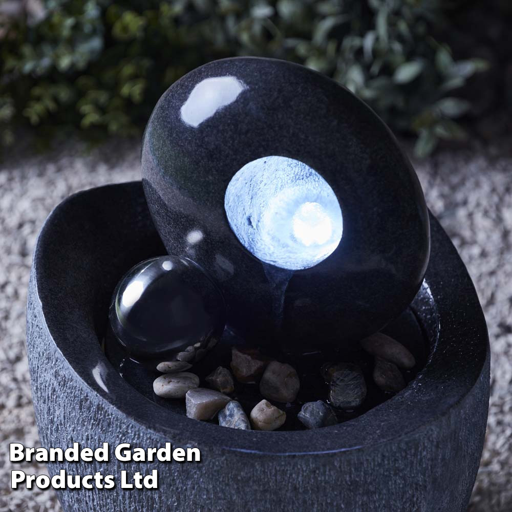 Serenity Contemporary 53cm Stone-effect Water feature | Dobies